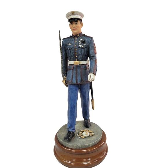 vanmark | Accents | Vanmark American Heroes Us Marine Figurine Music ...